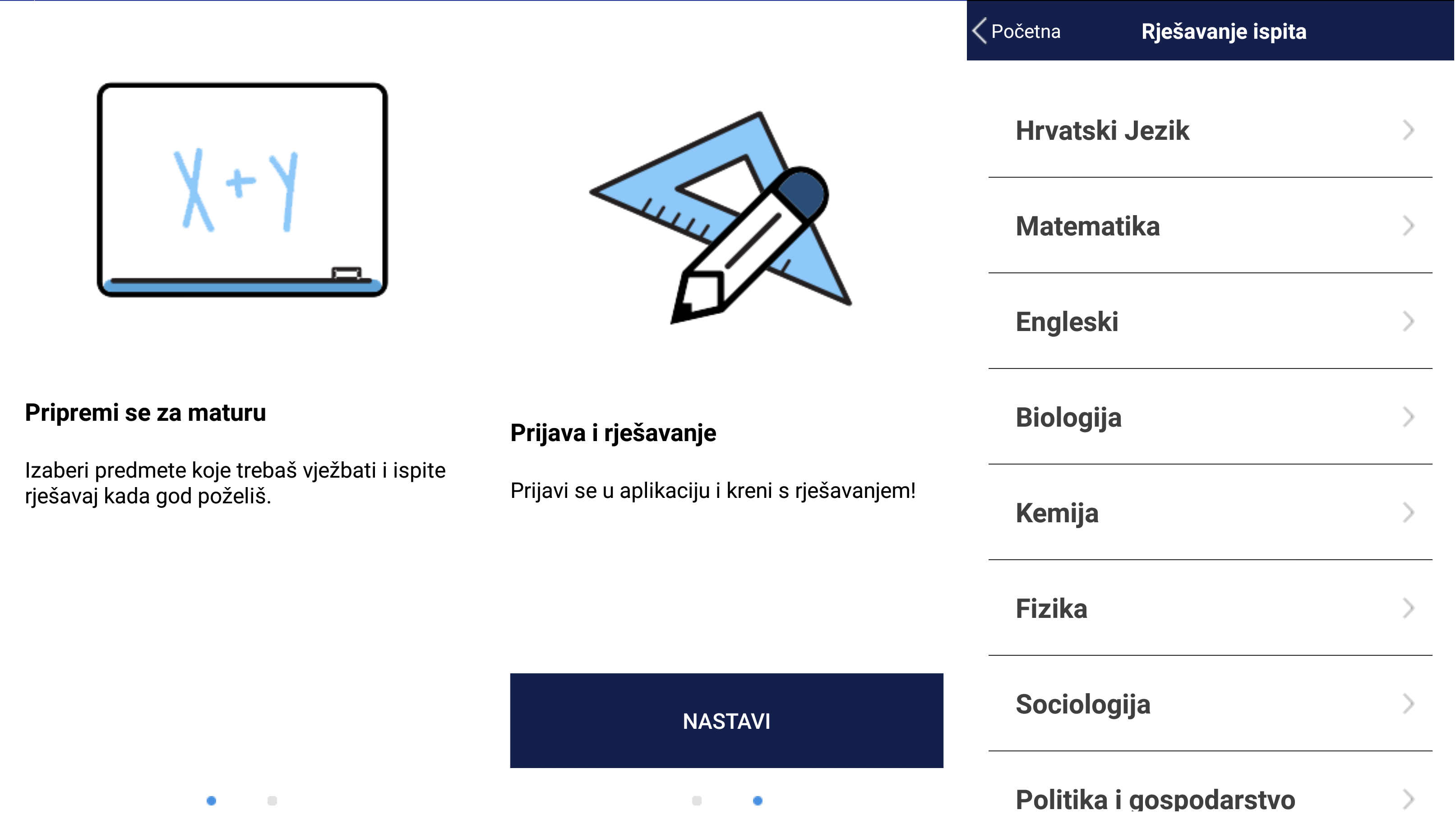 Mobilna aplikacija Državna matura dostupna za vježbanje zadataka - NCVVO