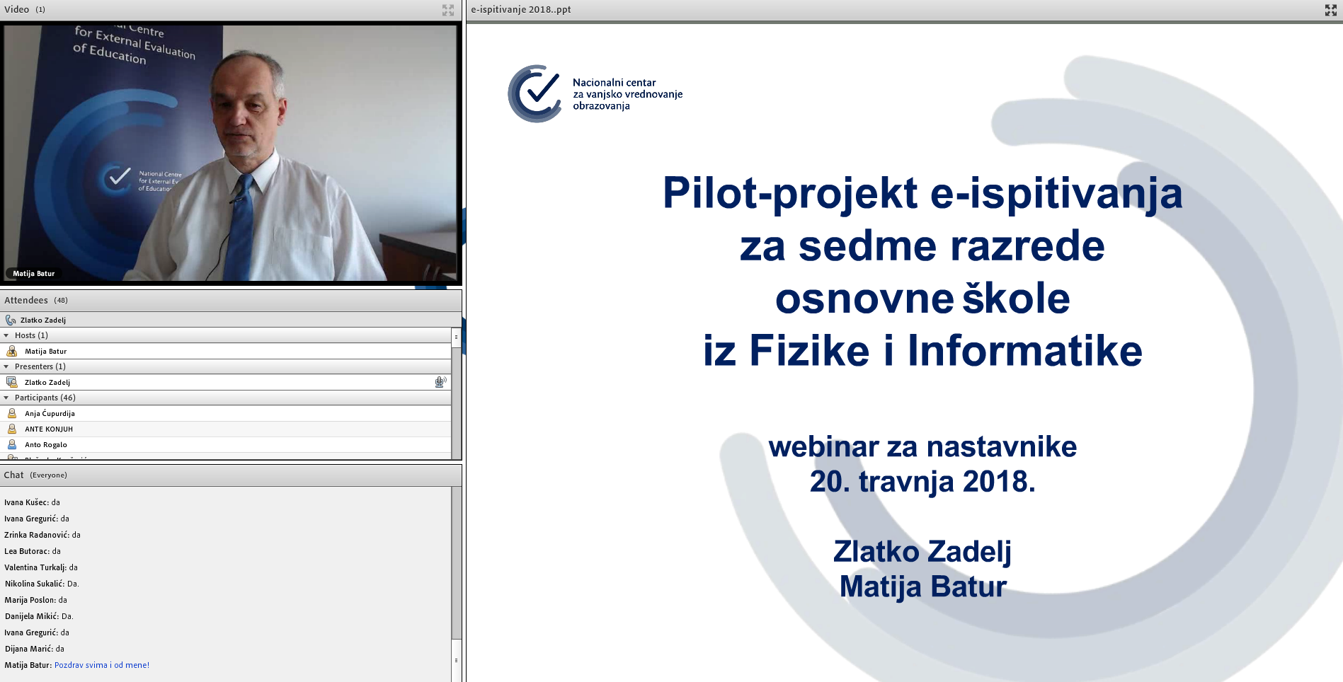 Održan webinar o Pilot-projektu e-ispitivanja za sedme razrede osnovne ...